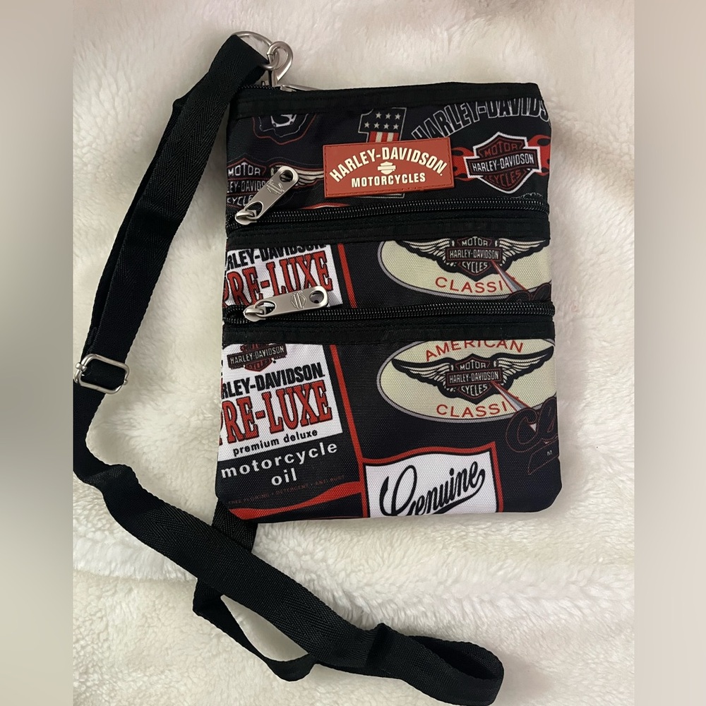 Vintage Harley Davidson Motorcycles Crossbody Bag - Gem